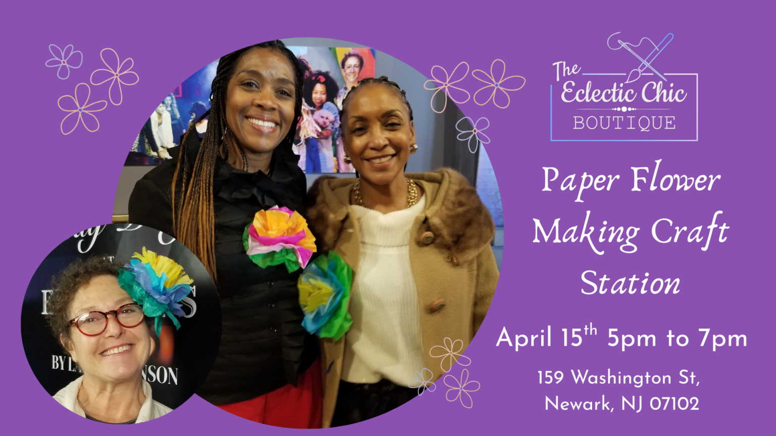 Paper Flower Making Station - The Eclectic Chic Boutique