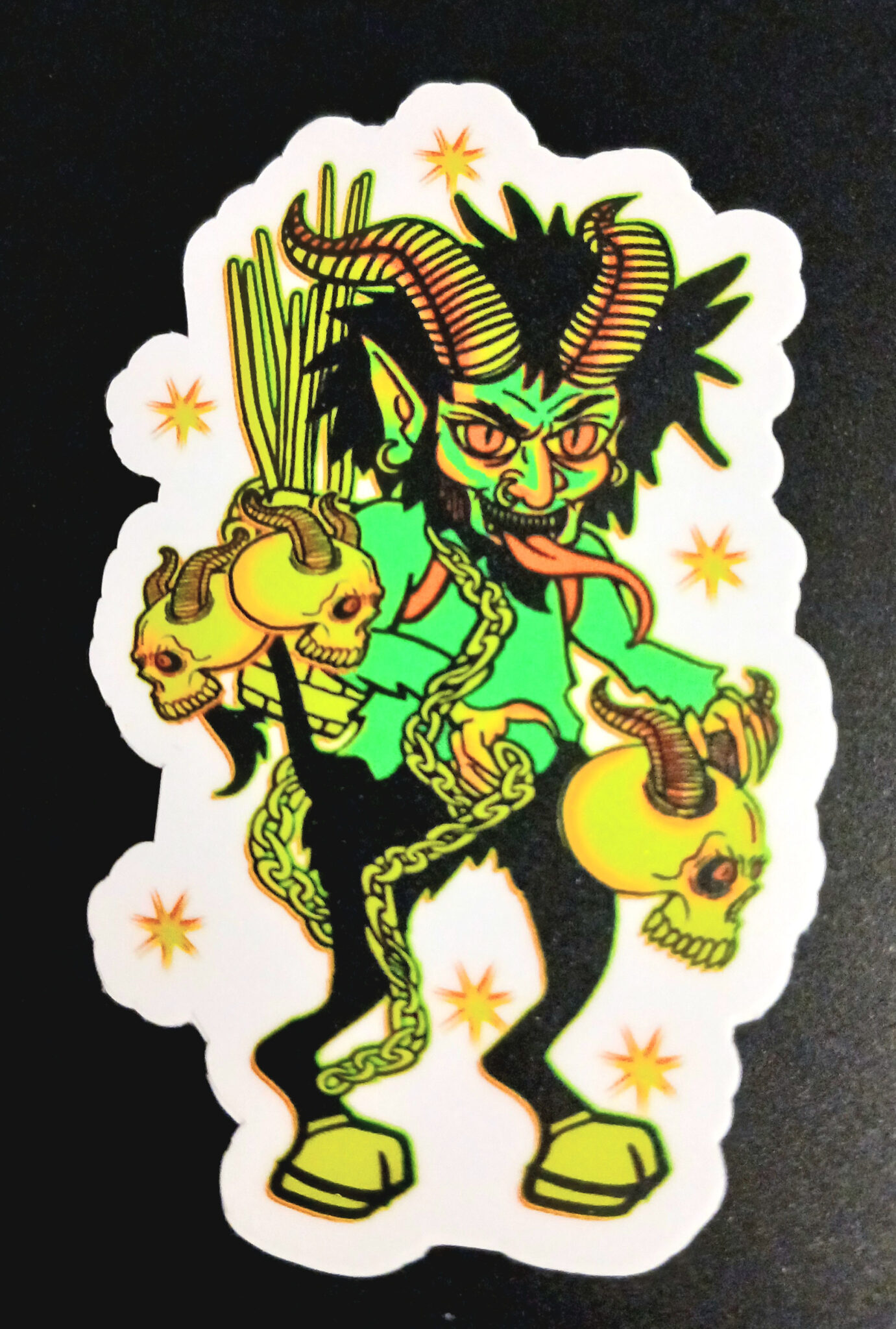 Krampus stickers - The Eclectic Chic Boutique